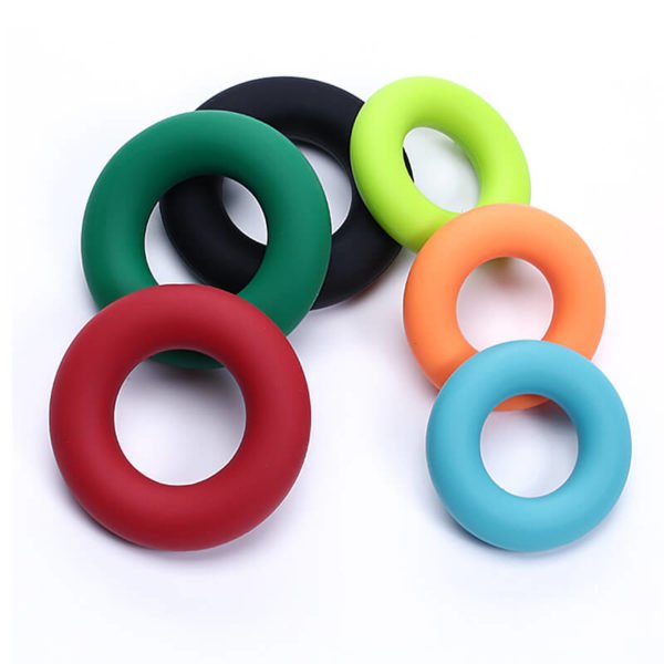 Hand Gym Silicone Rubber Hand Grip Ring, Hand Grip Strengthener, Hand ...